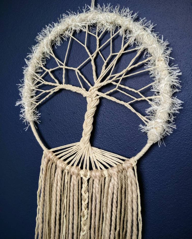 Tree Of Life Dream Catcher Handmade Boho Decor Wall | Etsy