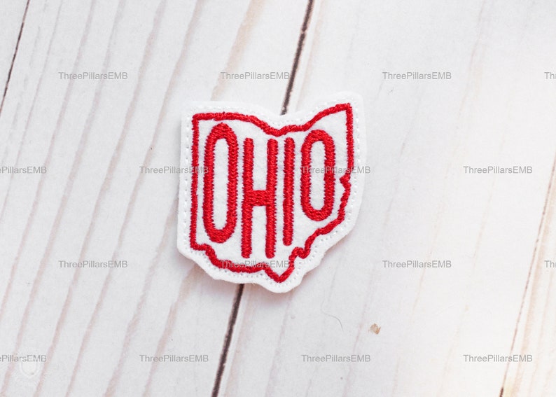 Ohio Embroidery Design - Etsy