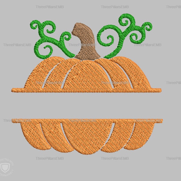 Pumpkin Embroidery - Etsy