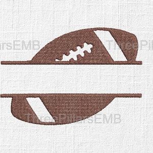 Football Monogram Embroidery Design - Etsy