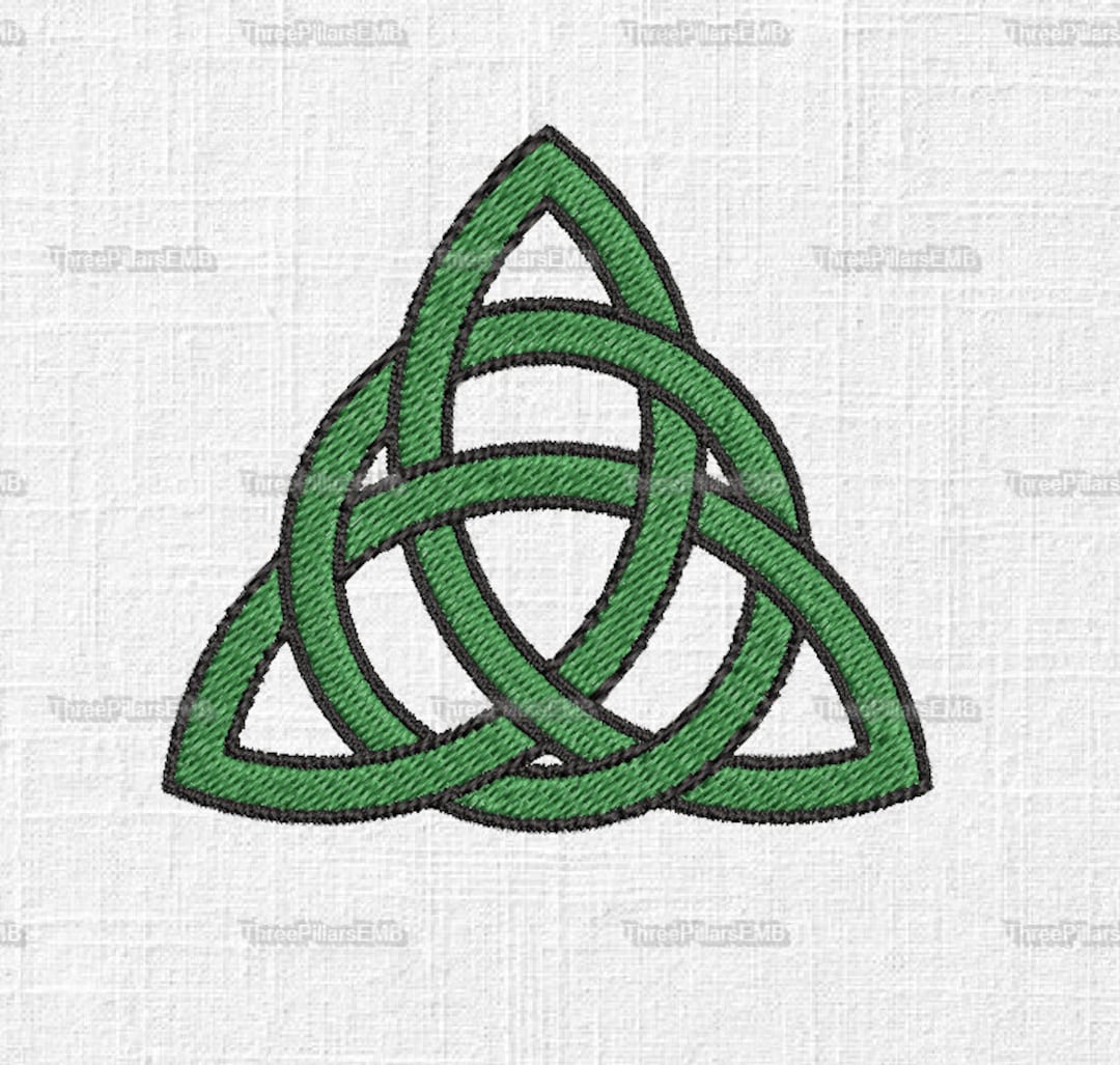 Celtic Trinity Knot Embroidery Design Pack - Etsy