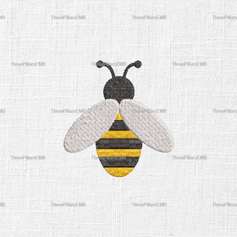 Free bee hand embroidery pattern - sheryhp