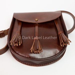 Leather Scottish Sporran Pouch Tutorial and PDF Pattern Digital ...