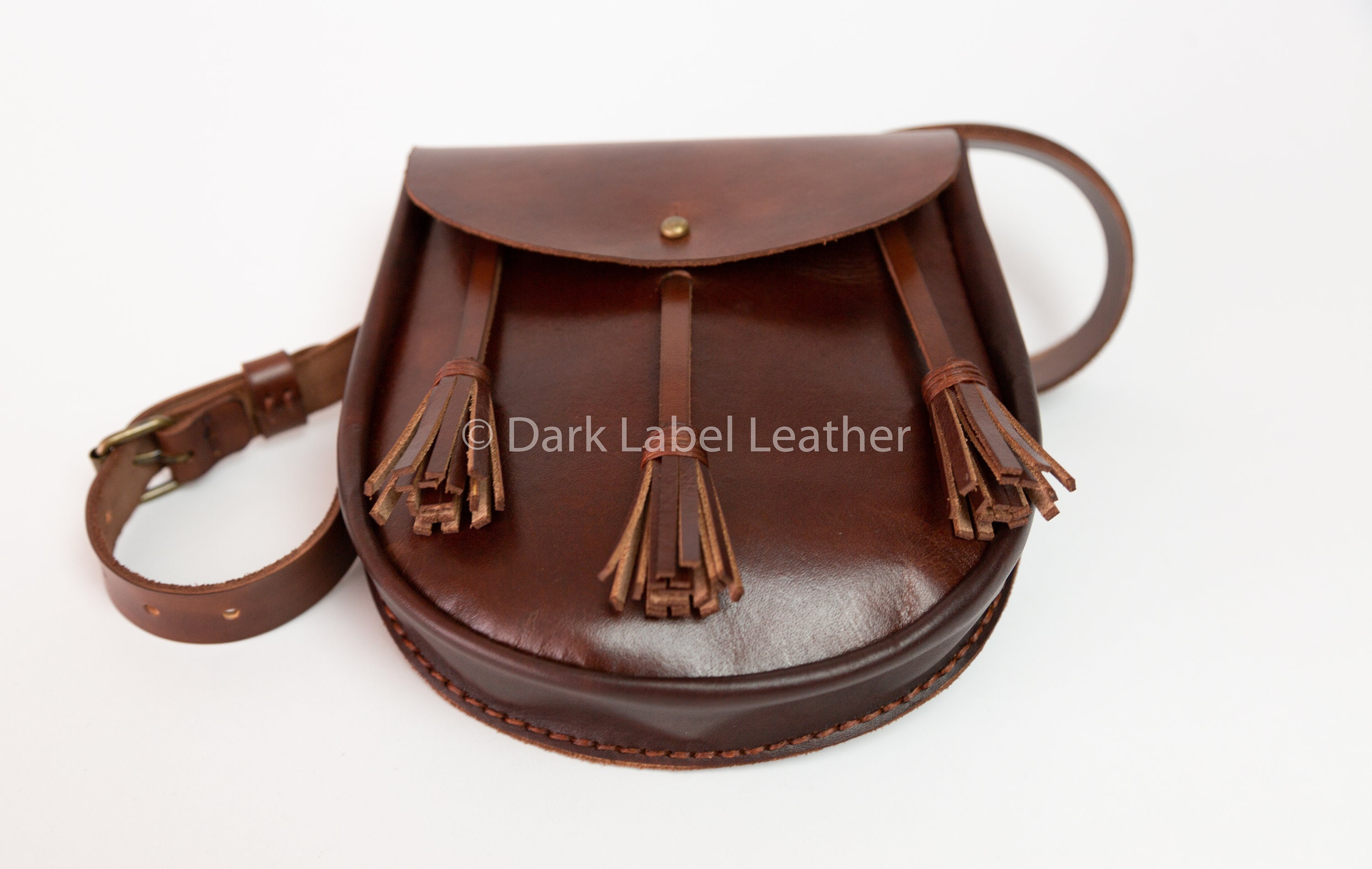 Leather Scottish Sporran Pouch Tutorial and PDF Pattern Digital ...