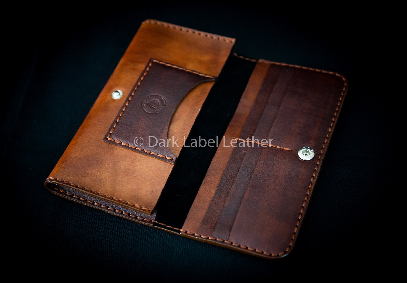 Leather Long Wallet Digital PDF Pattern by Dark Label Leather - Etsy