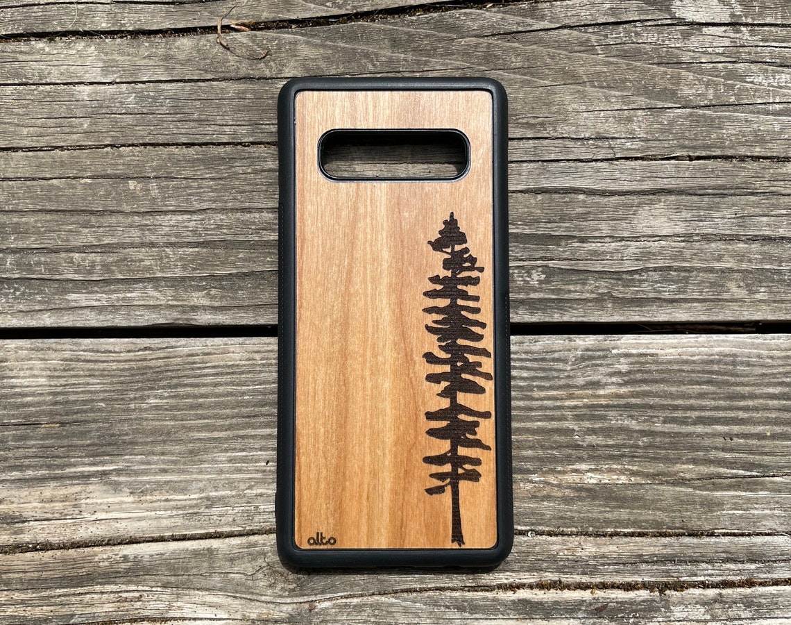 Cherry Sitka Real Wood Iphone Case Iphone 14 13 12 - Etsy