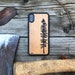 Cherry Sitka -real Wood iPhone Case- iPhone 17 Pro, 16,15 Samsung ...
