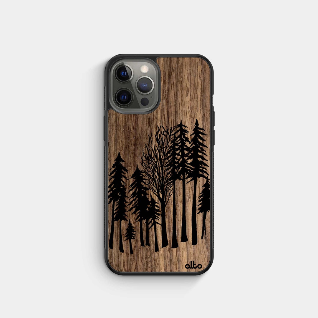 FOREST - Real Wood Phone Case- iPhone 17 Pro, 16, 15 - Samsung Galaxy ...