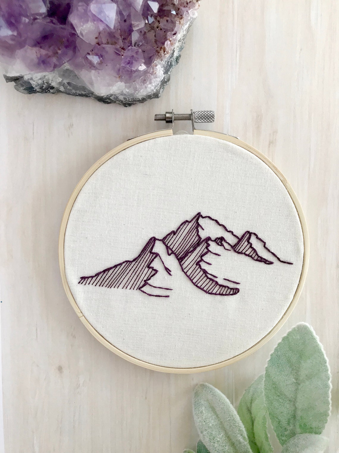 Minimalist Nature Embroidery Pattern Bundle, Beginner Friendly ...