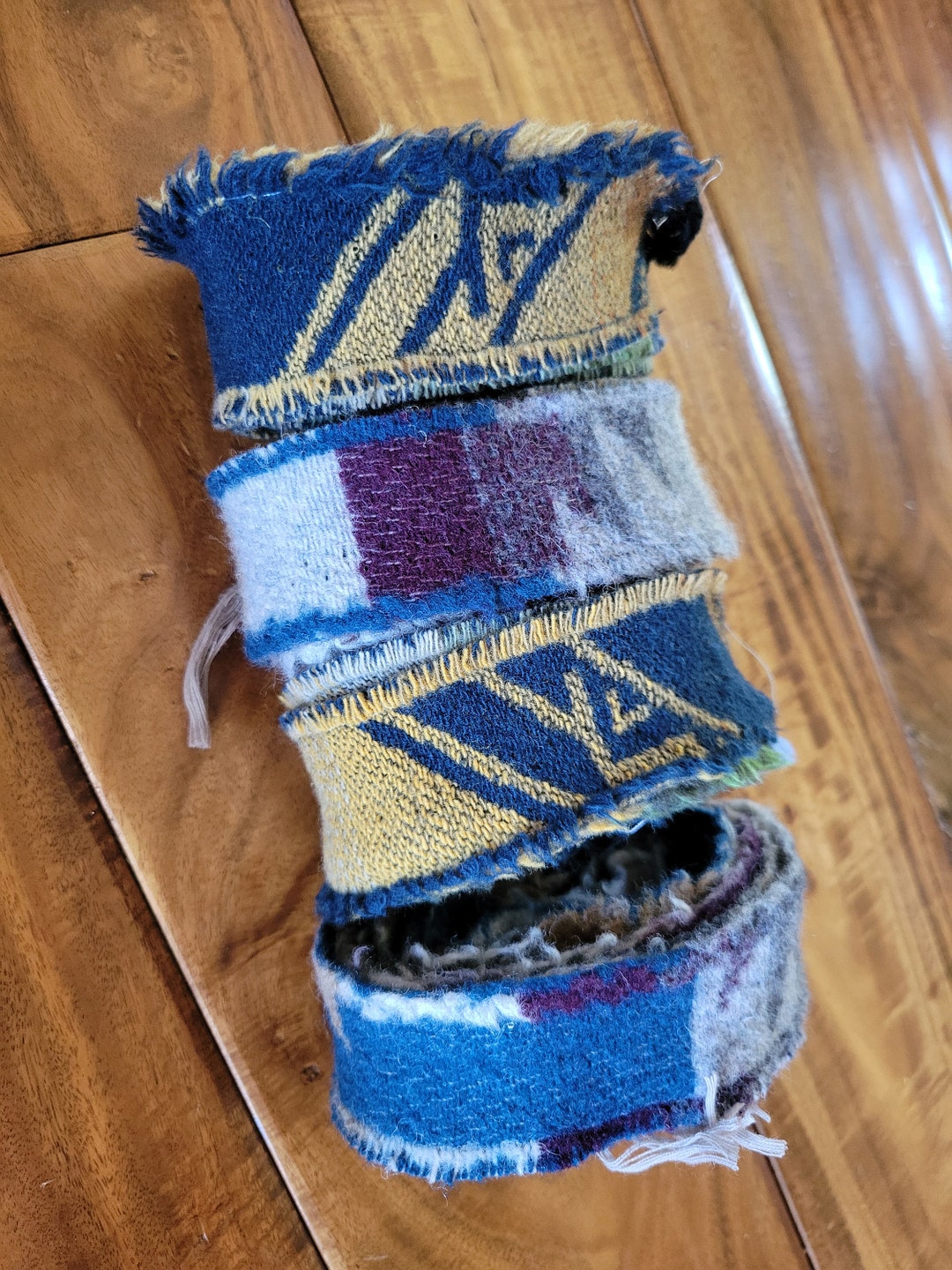 Oregon Pendleton Wool Fabric Remnants Strips - Etsy