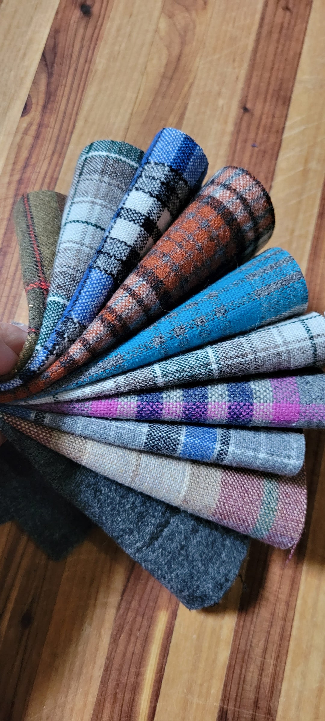5" Wool Upcycled Wool Squares - Etsy