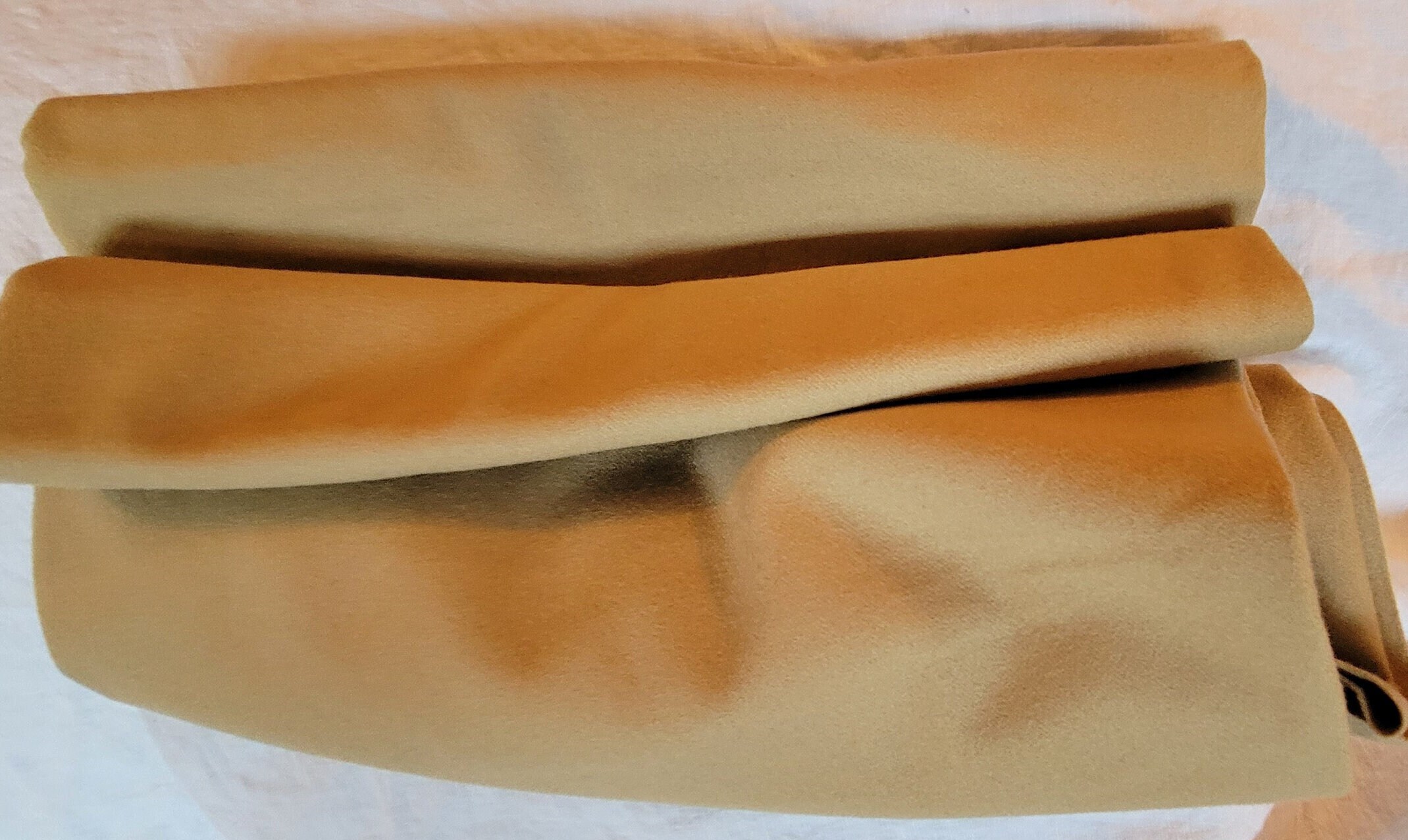 Beautiful Vintage Pendleton 1990's Tan Wool Fabric - Etsy