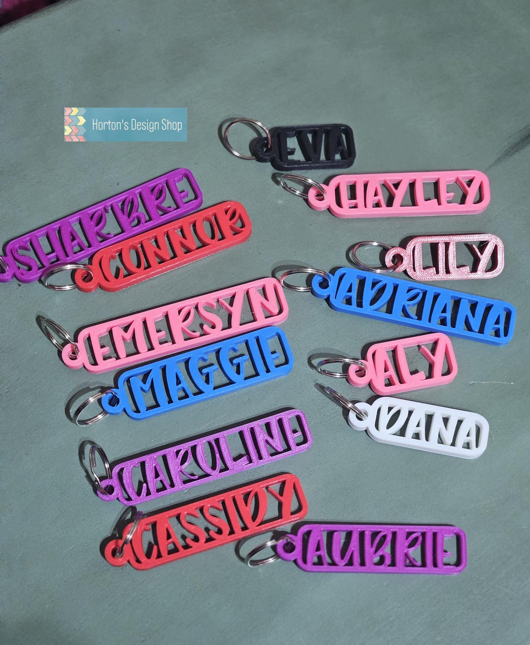 Custom 3D Printed Name Keychain Any Name - Etsy