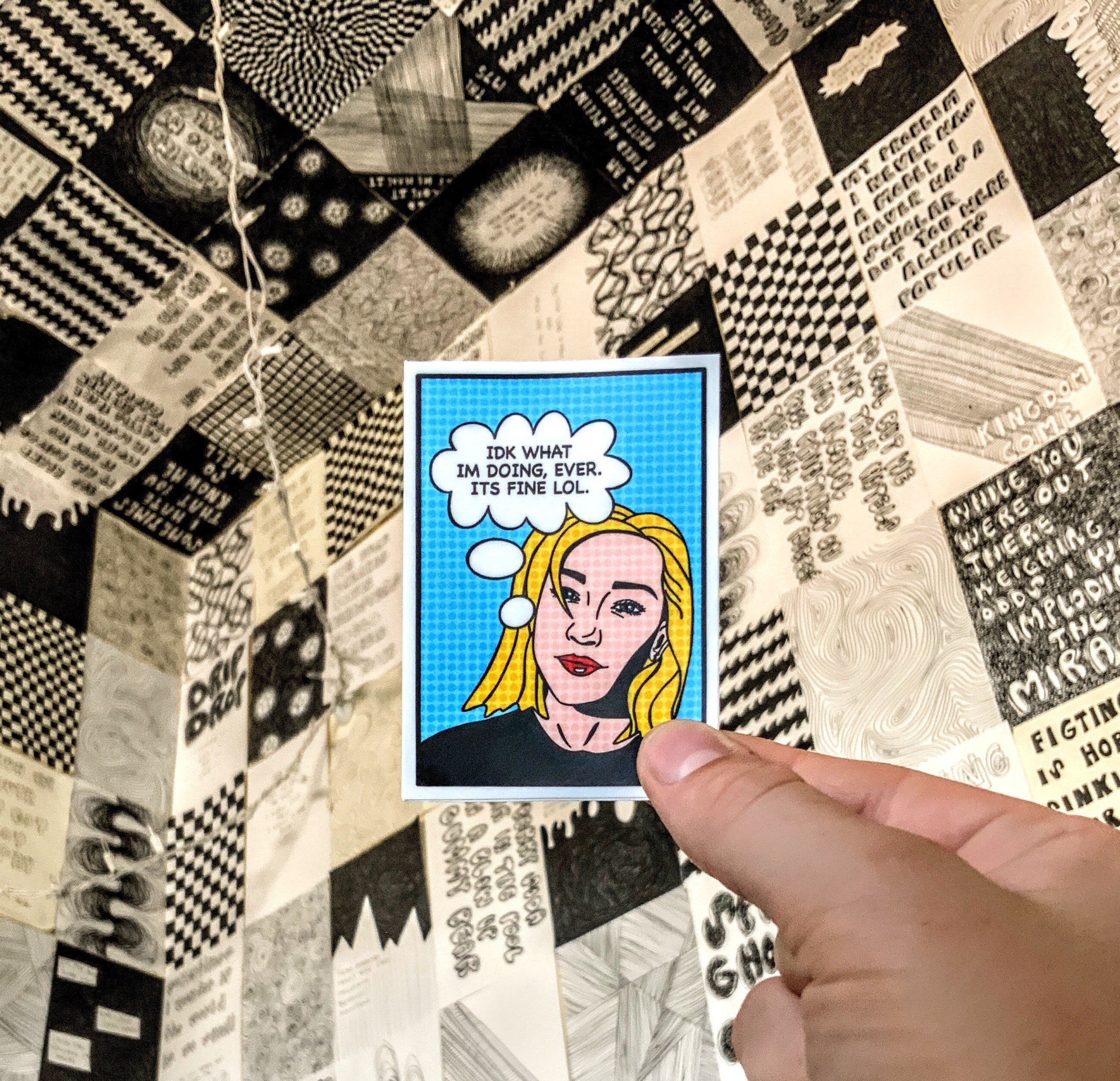 Idk What Im Doing Sticker | Etsy