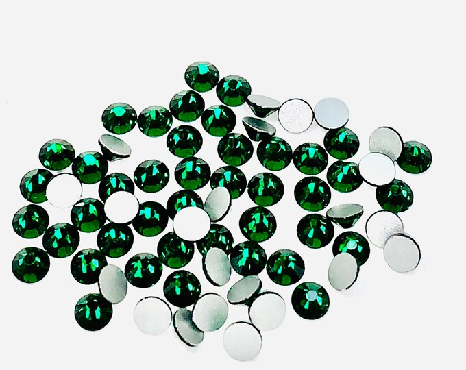 1440pcs - 20ss Emerald Flat Back Rhinestone 2058 Style Cut - Etsy