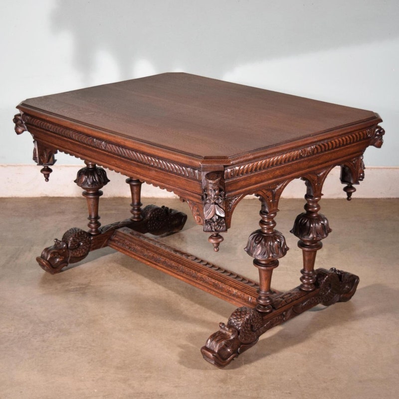 Library Table - Etsy