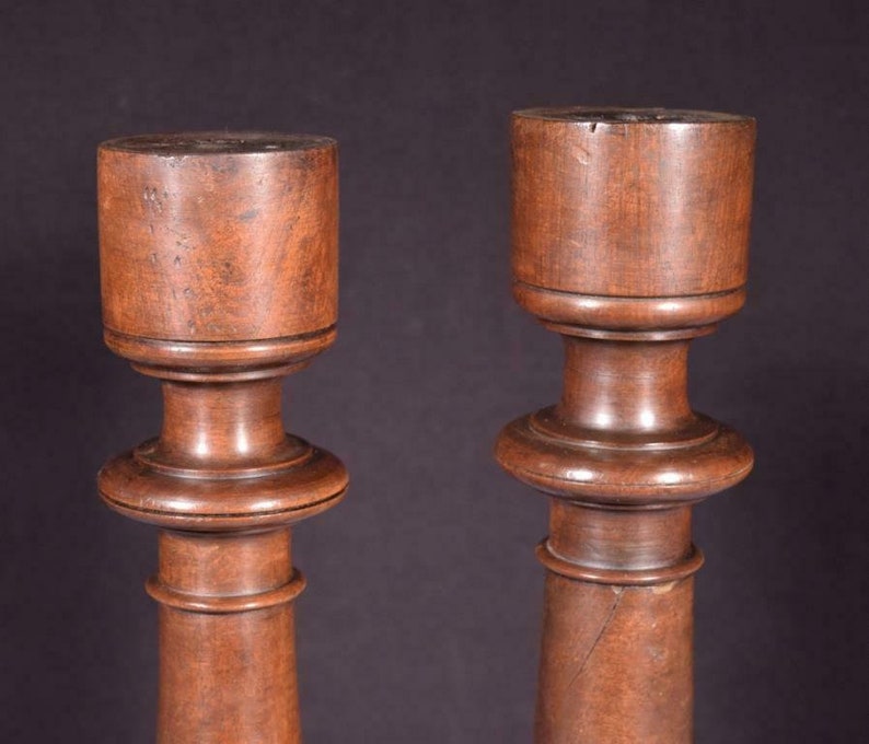 18 Pair of French Antique Solid Walnut Posts/ Pillars/ - Etsy