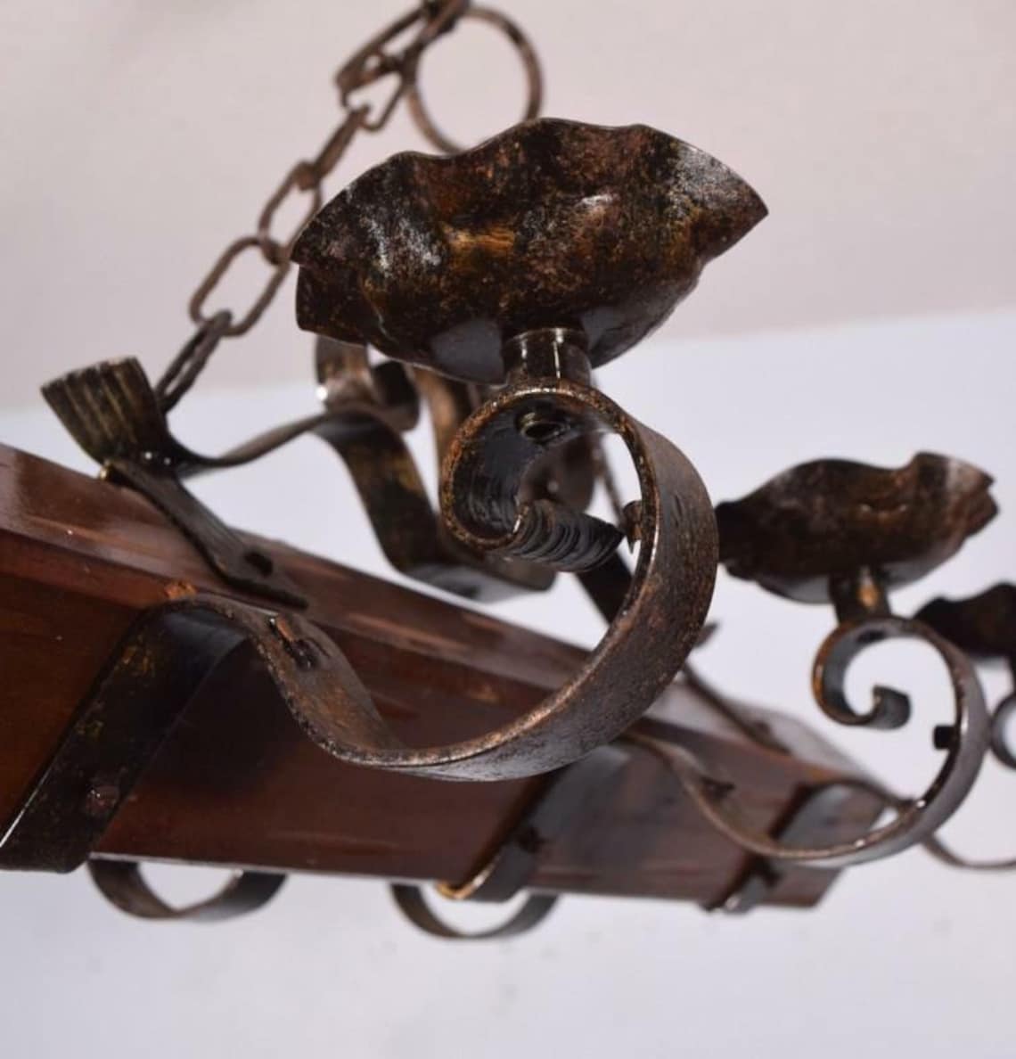 Vintage French Castle Chandelier Hanging Lamp - Etsy