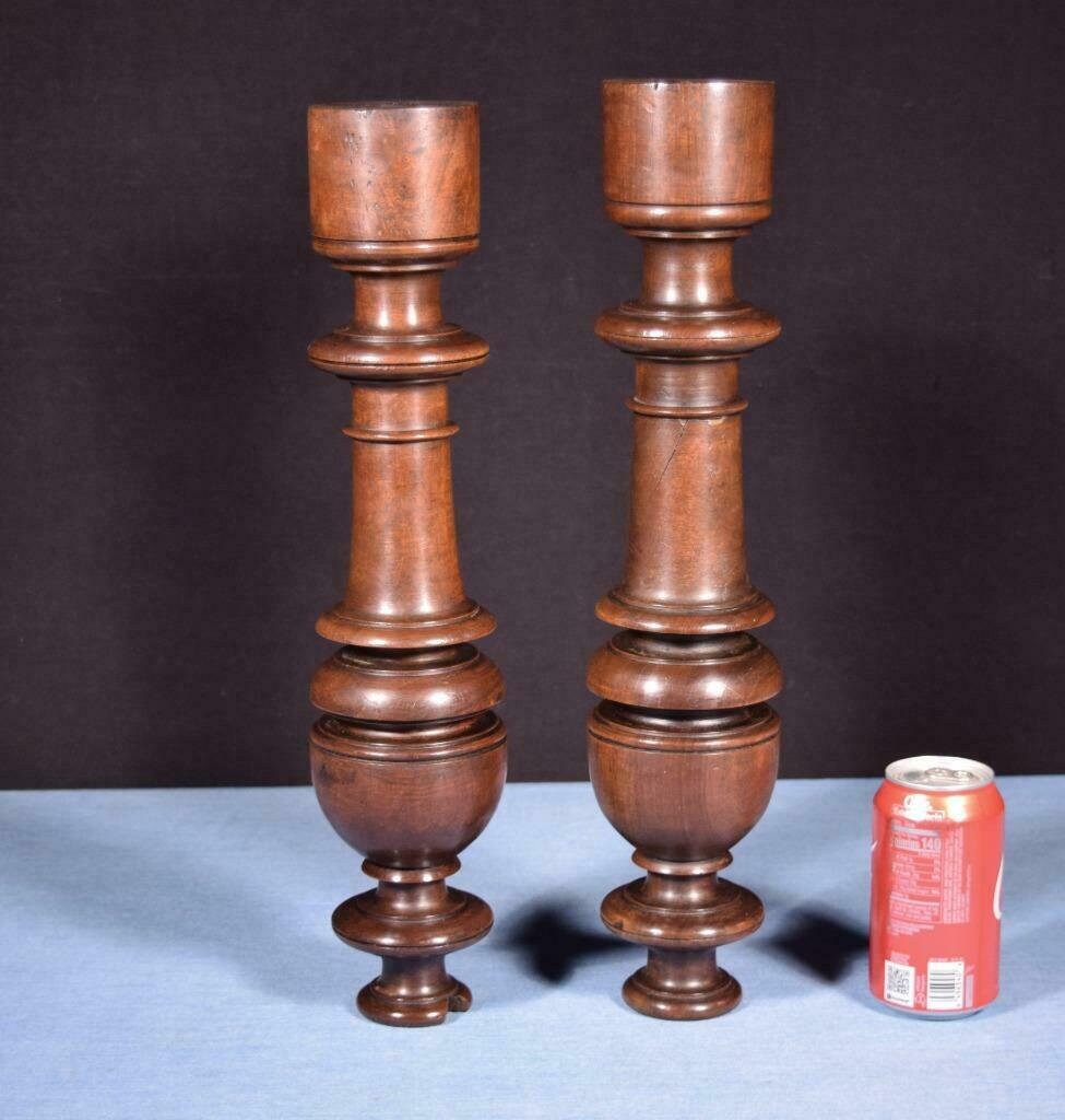 18 Pair of French Antique Solid Walnut Posts/ Pillars/ - Etsy