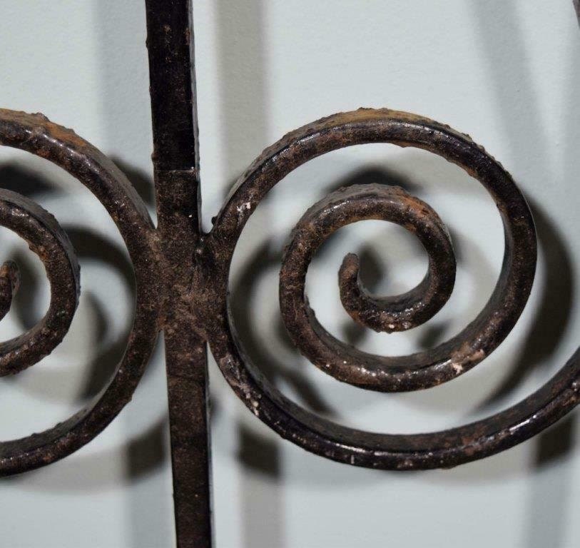 Large French Vintage Wrought Iron Window Grille Panel Salvage - Etsy