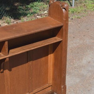 Pair of 11 Foot Long Vintage Gothic Revival Solid Oak Wood Prayer ...