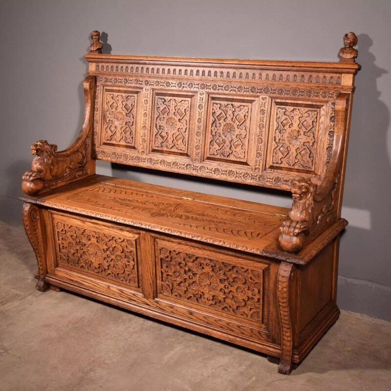 Antique Bench - Etsy