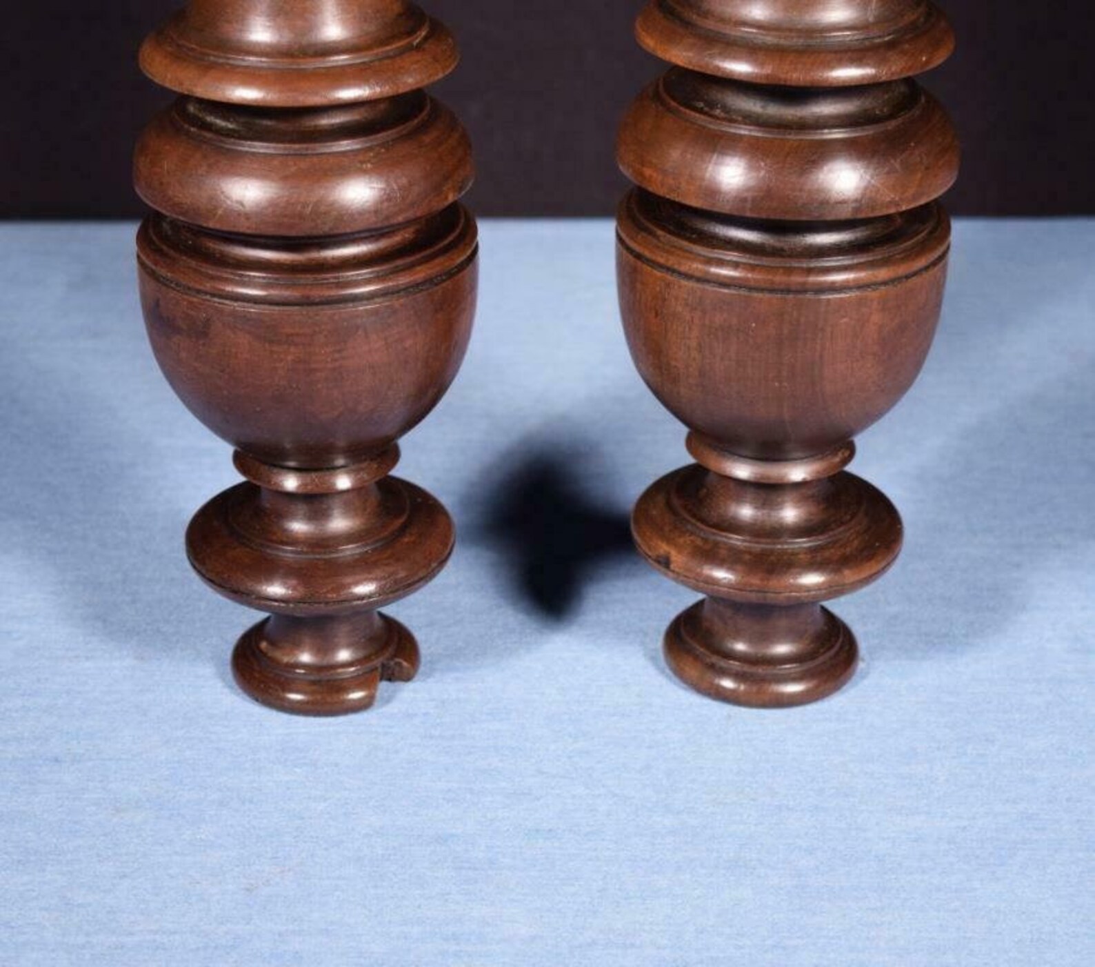 18 Pair of French Antique Solid Walnut Posts/ Pillars/ - Etsy