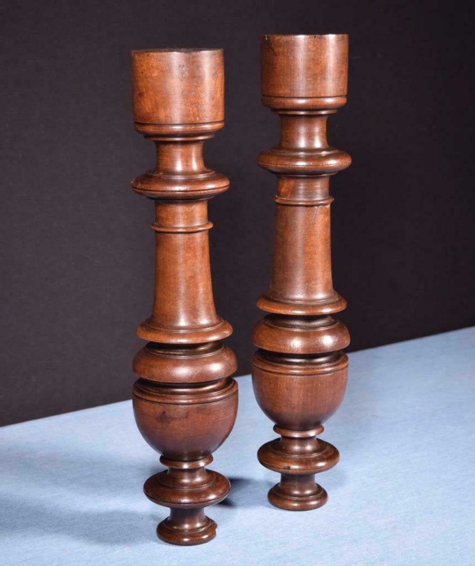 18 Pair of French Antique Solid Walnut Posts/ Pillars/ - Etsy