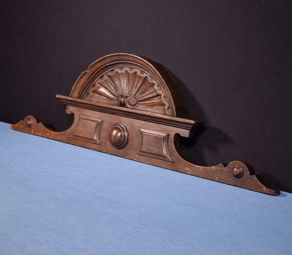 33 Antique French Pediment/ Crest in Carved Pine Wood - Etsy