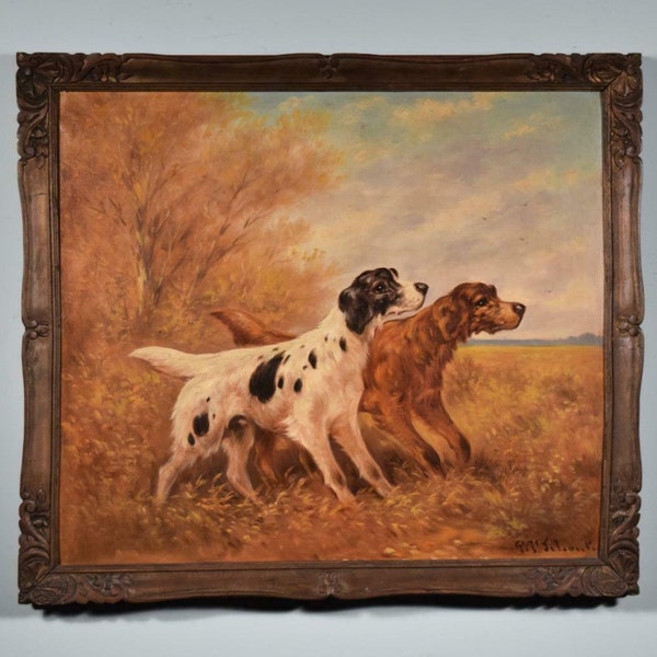 Hunting Dog Painting - Etsy
