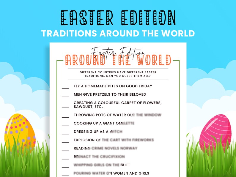 Easter Traditions Around the World | Family Game | Virtual Party Game ...