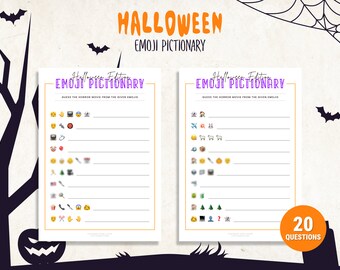 Halloween Horror Movie Emoji Quiz Halloween Activity Printables Emoji ...