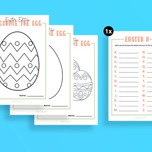 Easter Games Bundle Printable | Easter Activities | Easter Party Games ...