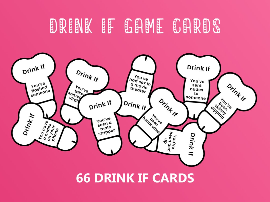 Drink If Game, Bachelorette Drinking Game, Valentine's Day, Girls Night ...