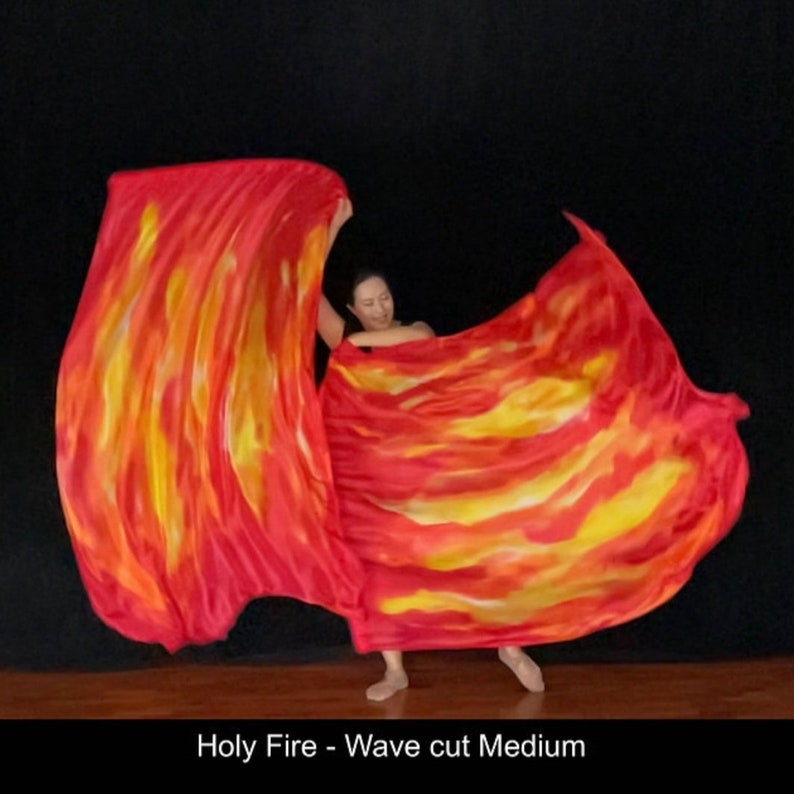 Holy Fire Artisan Silk Hand Painted Praise and Worship Flag - Etsy