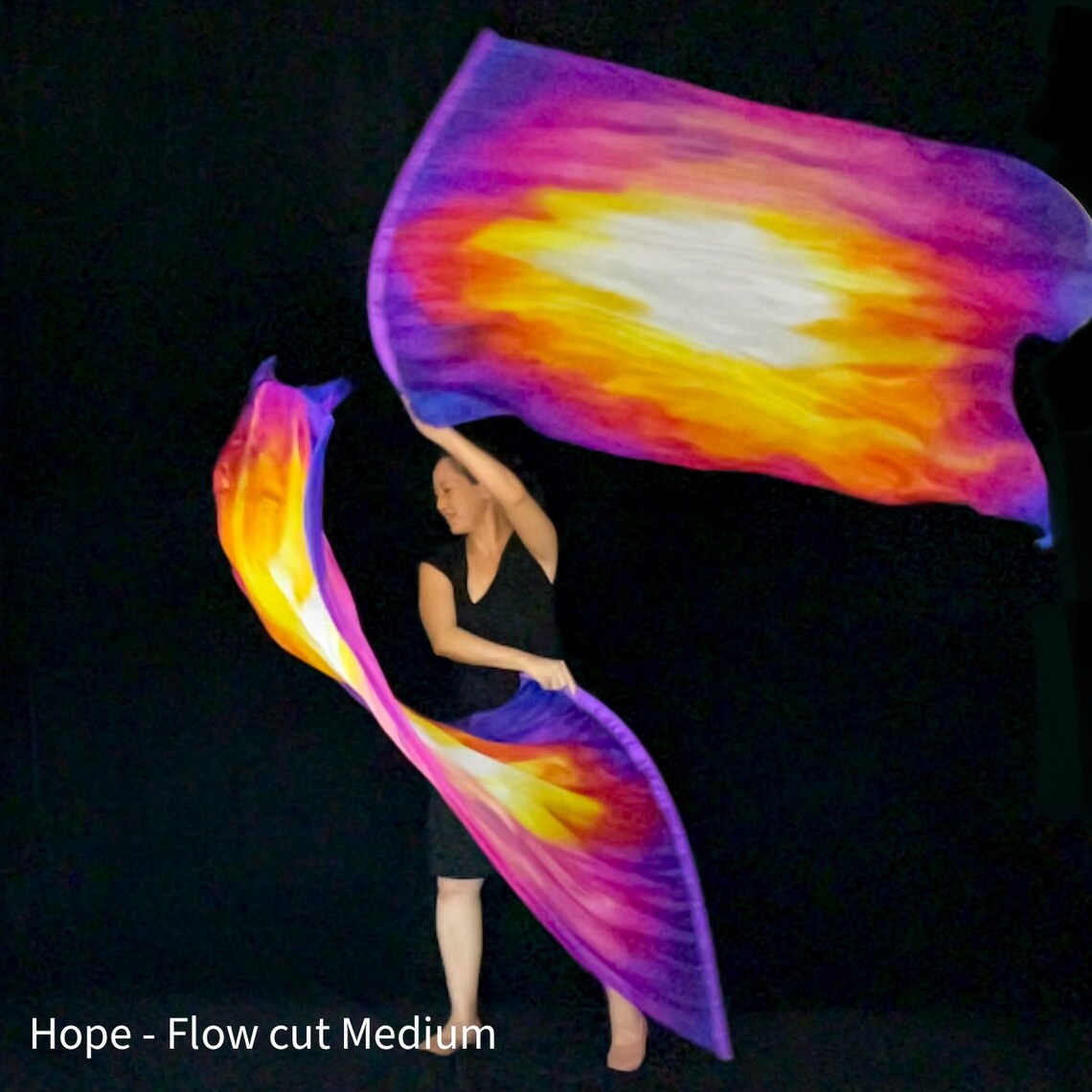 Hope Artisan Silk Hand Painted Praise and Worship Flag and - Etsy