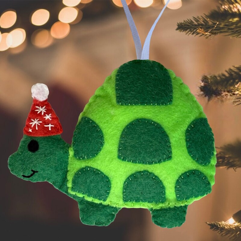 Turtle Ornament - Etsy