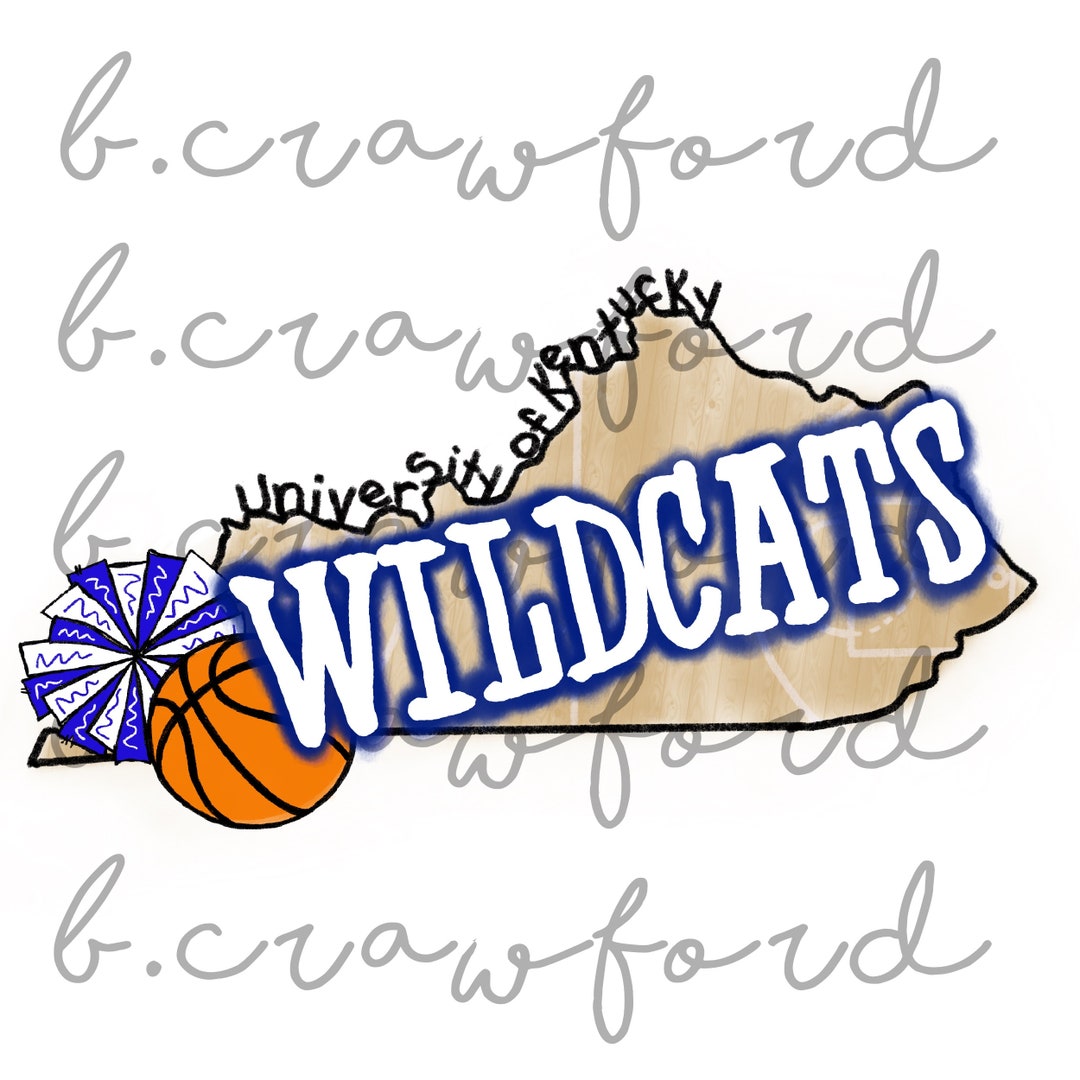 Wildcats Basketball Sublimation Design- 300 DPI - Etsy