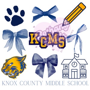 BUNDLE {9 PNG Design Images} Knox County Public Schools Classy Bows ...