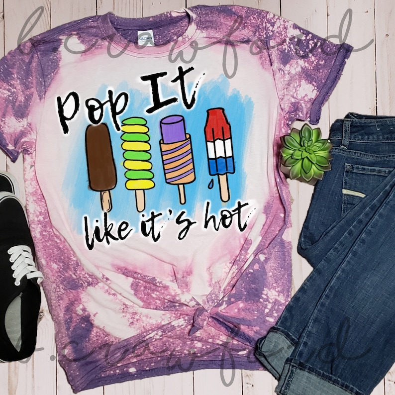 Pop It Like Its Hot Popsicle Summertime Sublimation Design - Etsy