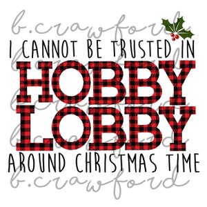 Hobby Lobby Christmas Sublimation Design— 300 DPI - Etsy