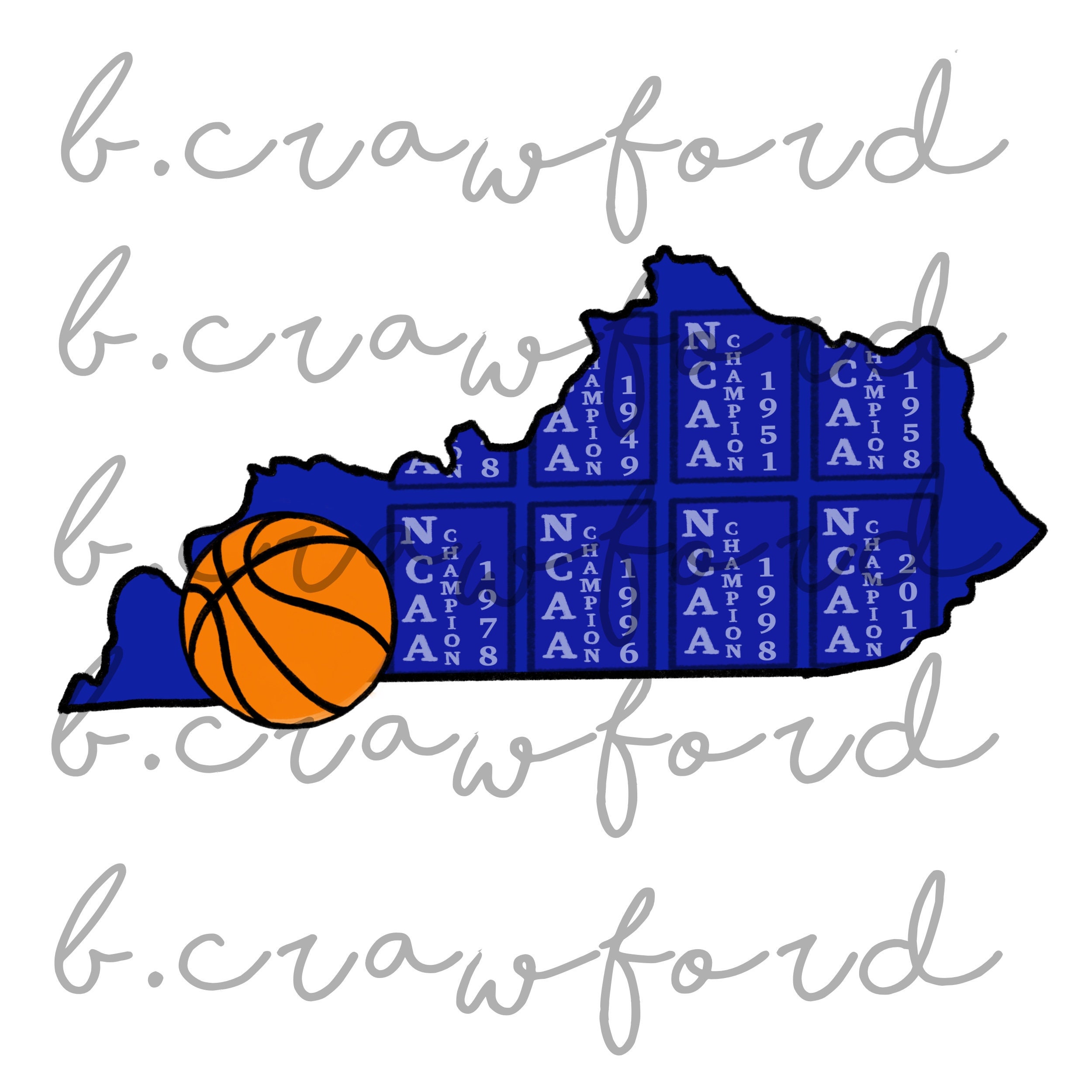 Kentucky Basketball Banners Sublimation Design 300 DPI - Etsy