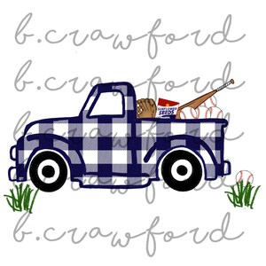 Baseball Truck Sublimation Design - 300 DPI - Etsy