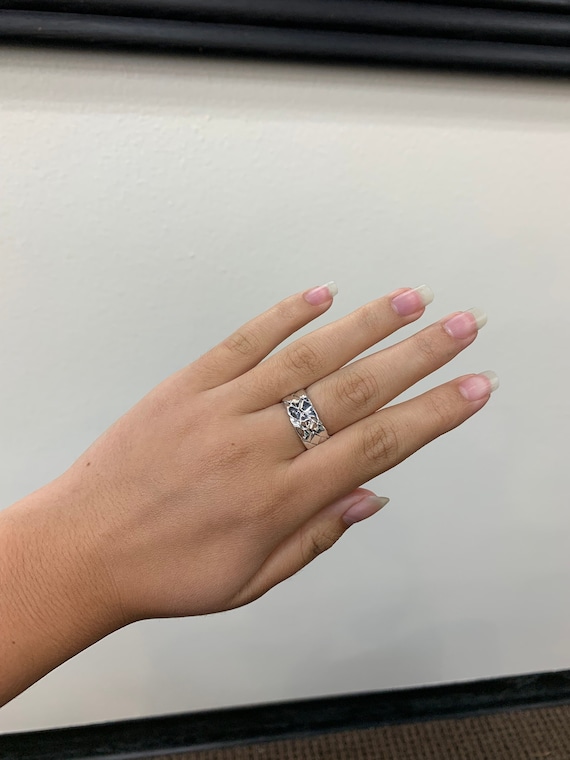 120# Sterling Silver 925 Mexico Ring - Gem