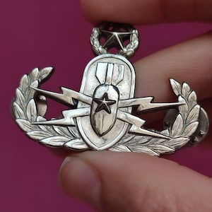 EOD Badge Pin United States Armed Forces Master Disposal Badge ...