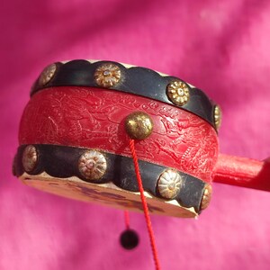 Old Traditional Chinese Spinning Pallet Drum Musical Instrument for ...