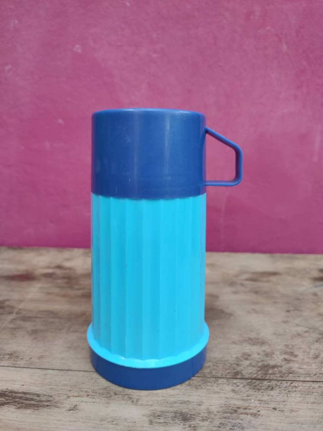 Vintage Aladdin Thermos Steel Outdoor Vacuum Insulated Blue Light Blue ...