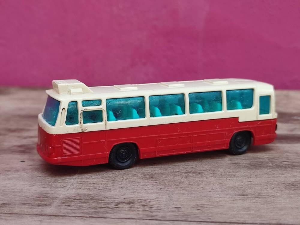 Mercedes Benz Bus Vintage Push and Pull Toy Vehicle Made in - Etsy