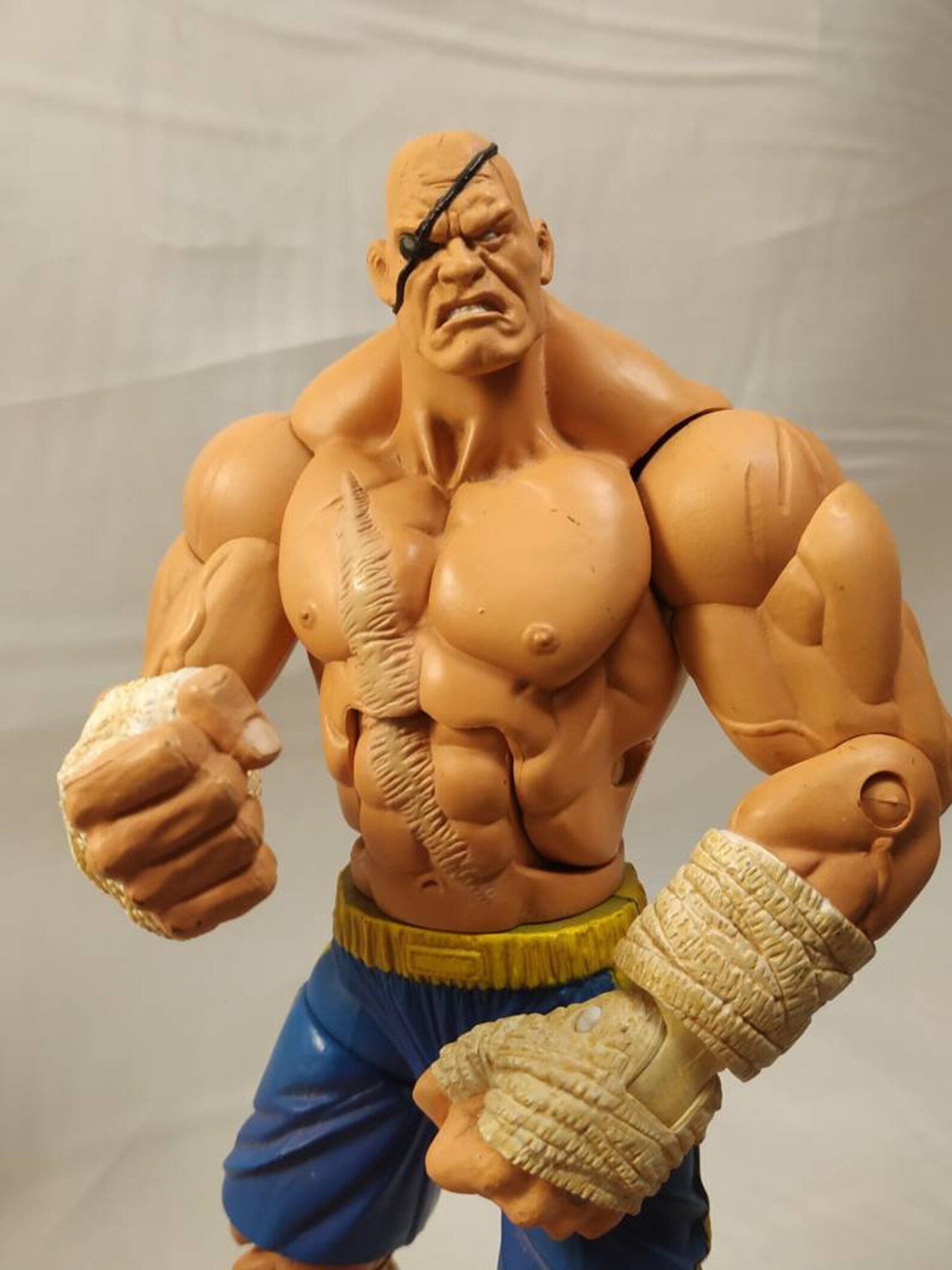 Sagat SOTA Toys Capcom Street Fighter Round 1 Nintendo Game - Etsy