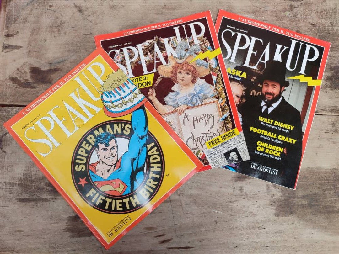 Set of 3 Speak up Magazines for Learning English Educational Magazines ...